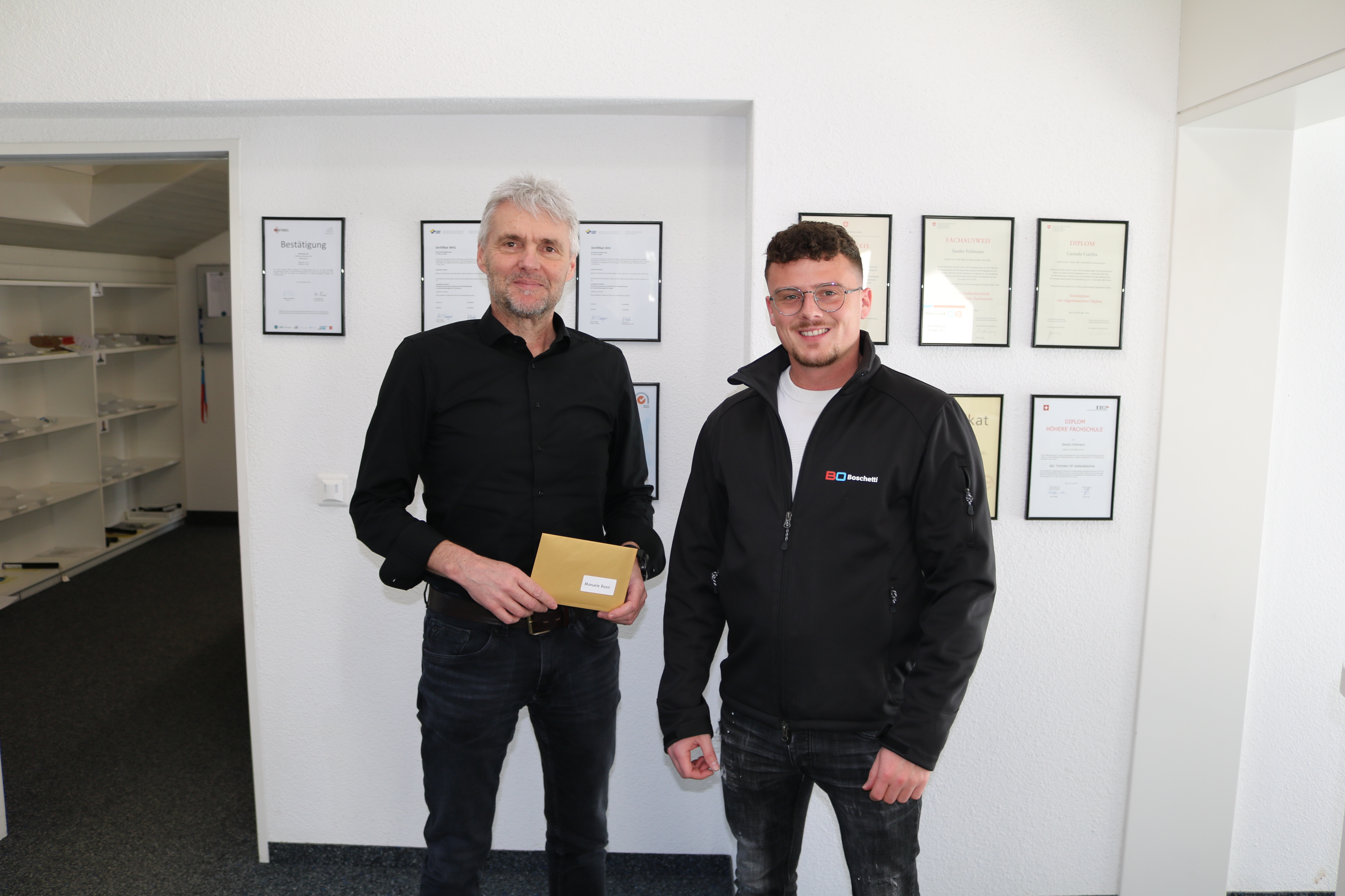 Dienstjubiläum Manuele Bassi | Boschetti AG